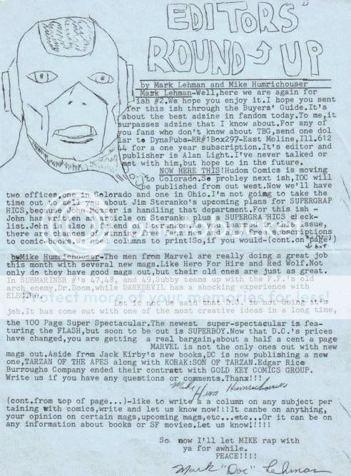 Informative On Comics | The 1972 Comic Book Fanzine!