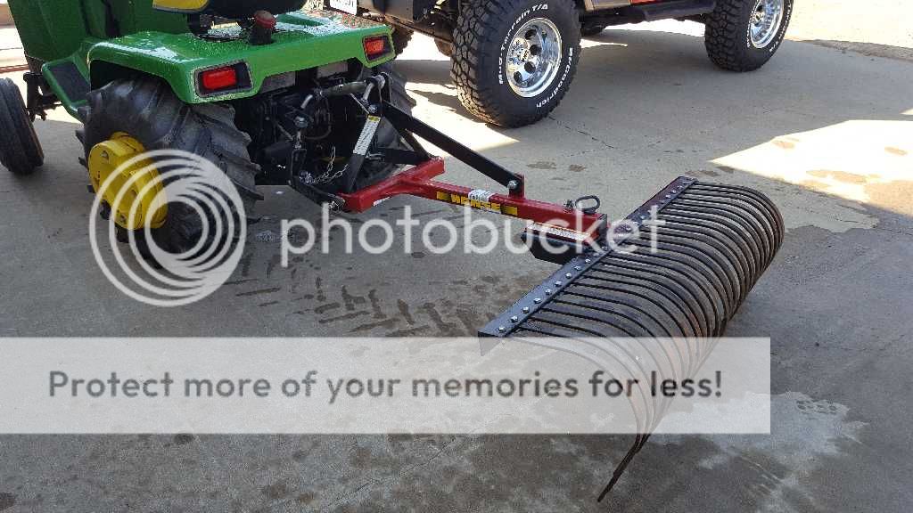 Howse 48" Cat. 0 landscape rake | Weekend Freedom Machines