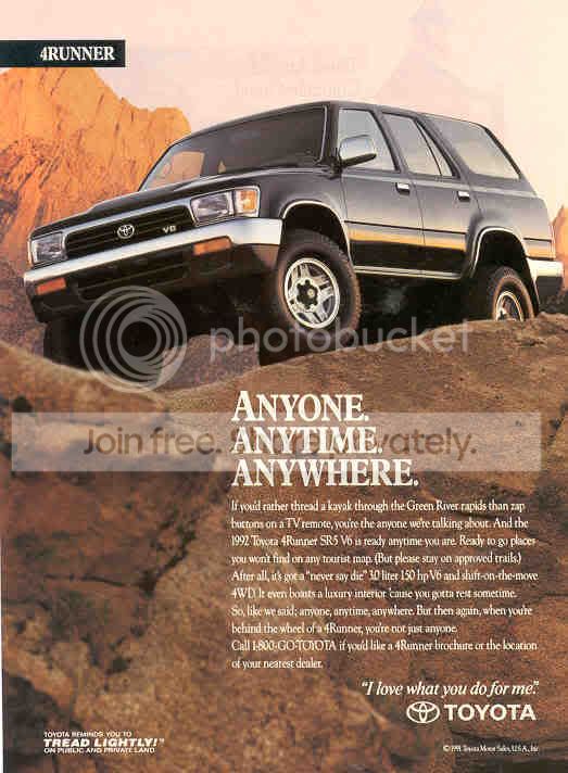 4Runner marketing ads - Page 2 - Toyota 4Runner Forum - Largest 4Runner ...